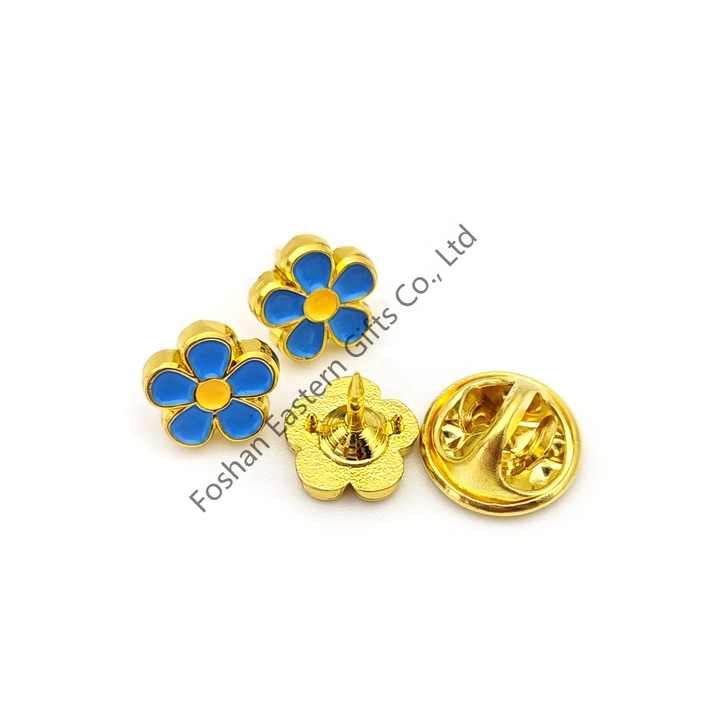 Little masonic flower enamel pin Forget-Me-Not Pin Masonic Forget Me ...