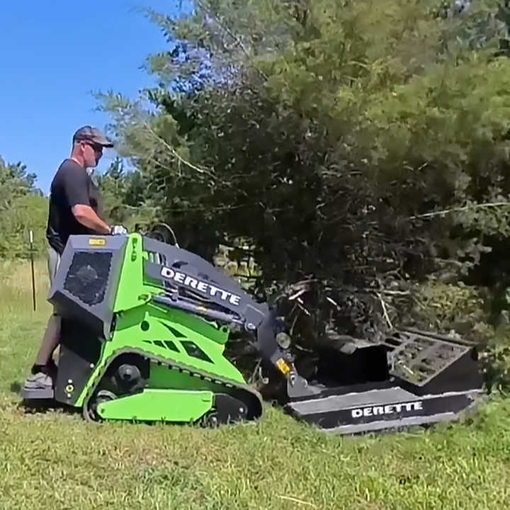 DERETTE 450 23HP Crawler-type Derette Mini Skid Steer Loader| Alibaba.com