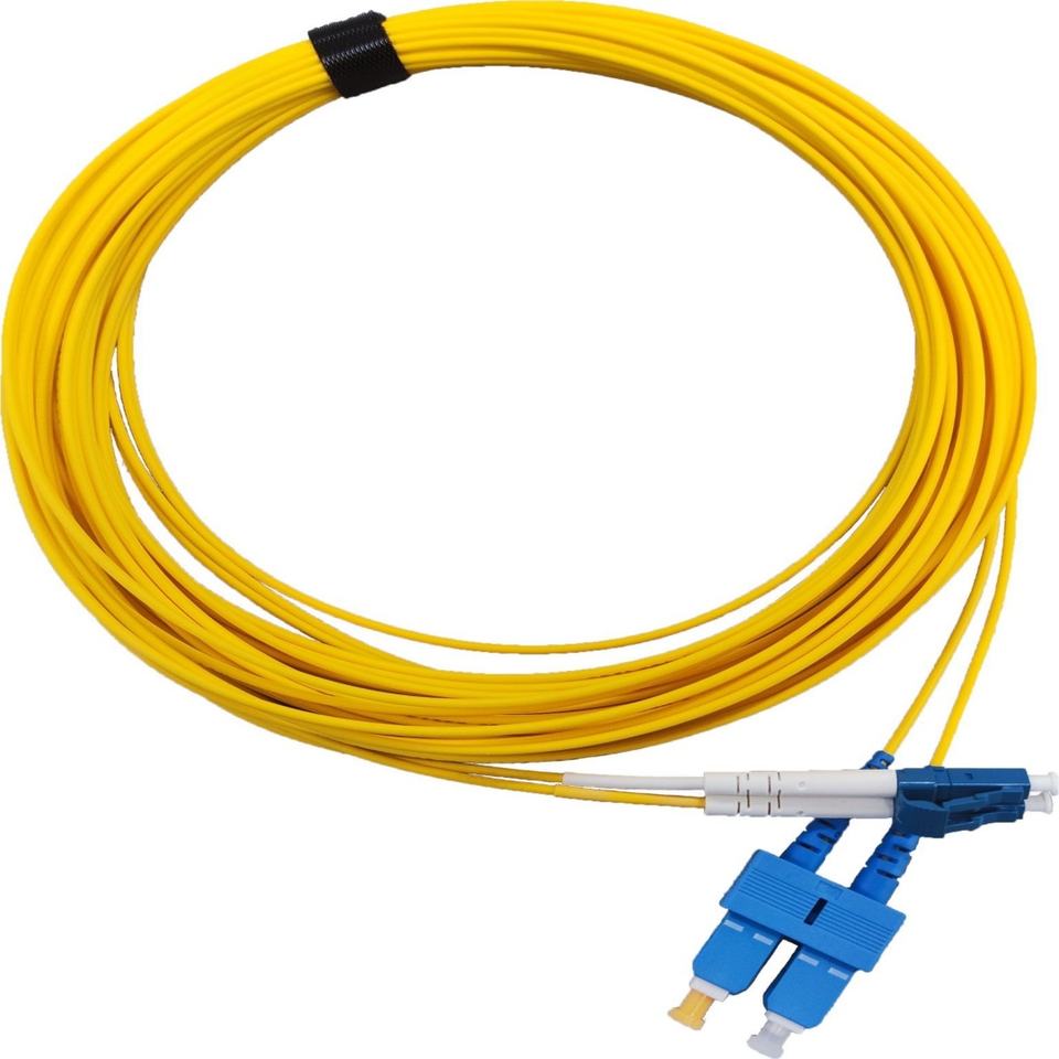SC/UPC Multi Mode G657A1PVC Jacket Simplex Connector Exact Brand Fiber ...
