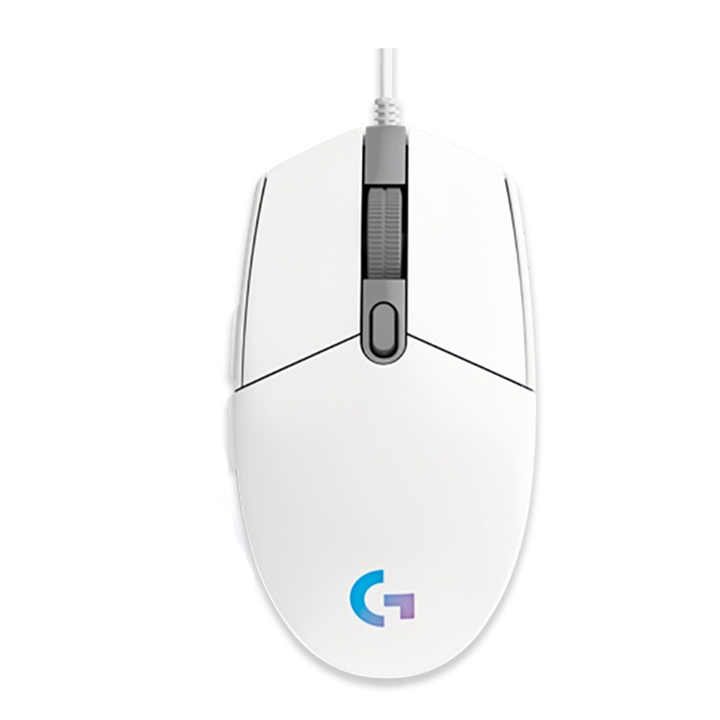 Logitech G102 Ergonomic Wired Gaming Mouse - 6 Buttons, RGB