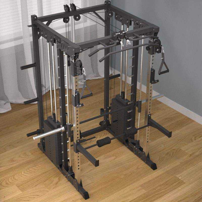 Commercial Home Gym Sports Power Frame Multi-Functional Smith Machine ...