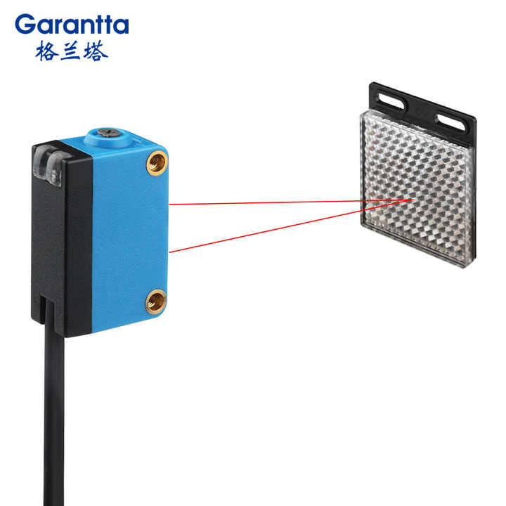 Mirror diffuse reflection photoelectric switch compact square mirror reflection photoelectric ...