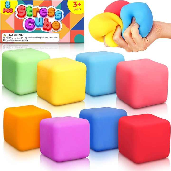 Hot Selling Square Shape Ice Cube Squishy Toy Cube Stress Relief ...
