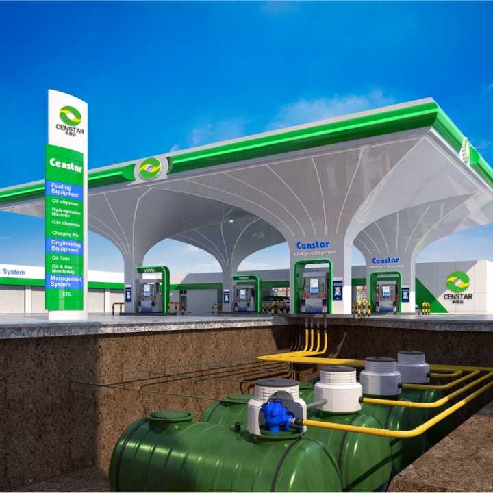 Service Equipment English Receipt Printer Petrol Pump Machine Fuel ...