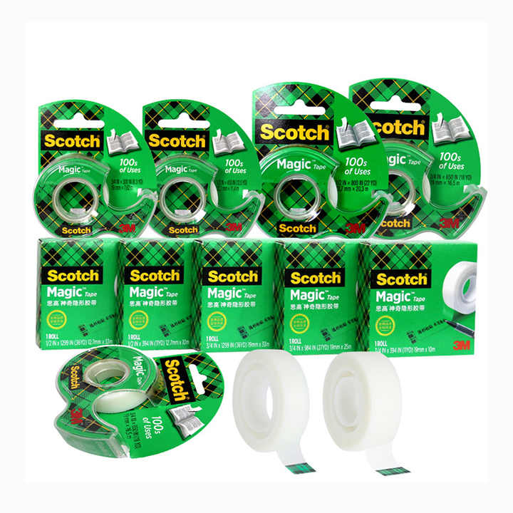3M Tape 810, 3M Office Transparent Tape 3/4 X 36 3M scotch invisible ...