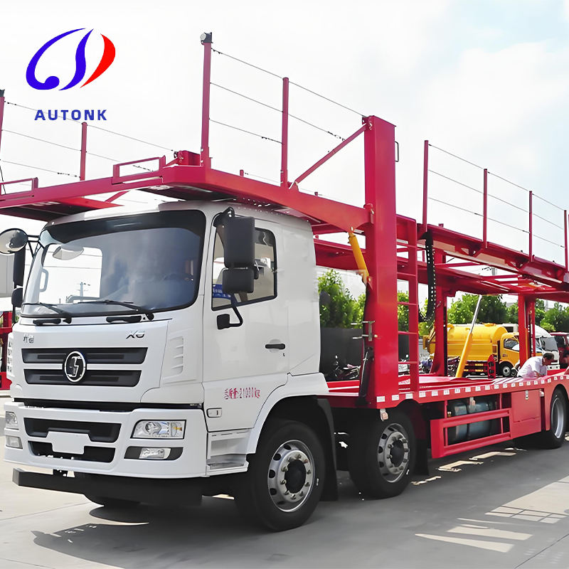 Cars Transport Semi Carriers Hydraulic Car Hauler Trailer Truck Trailer ...