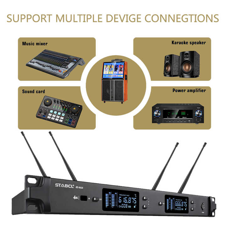 ST-9820 UHF Wireless Microphone - Professional Stage Performance