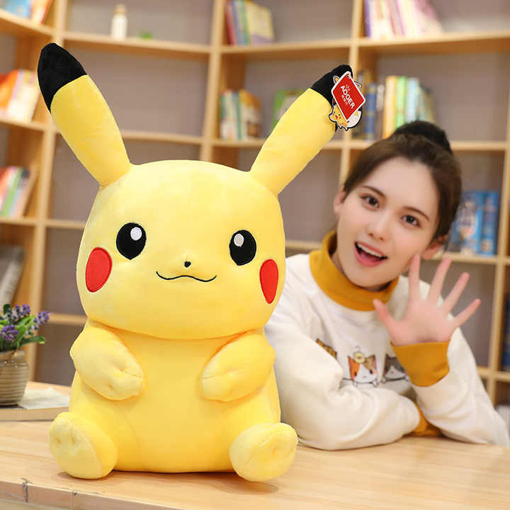 Aojer Genuine Authorized Pikachu Plush Toy - Soft & Cuddly