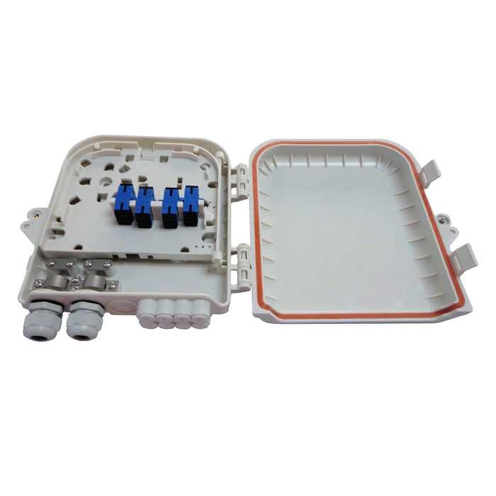 8 Core Indoor Wall Fiber Optic Box for FTTH Projects