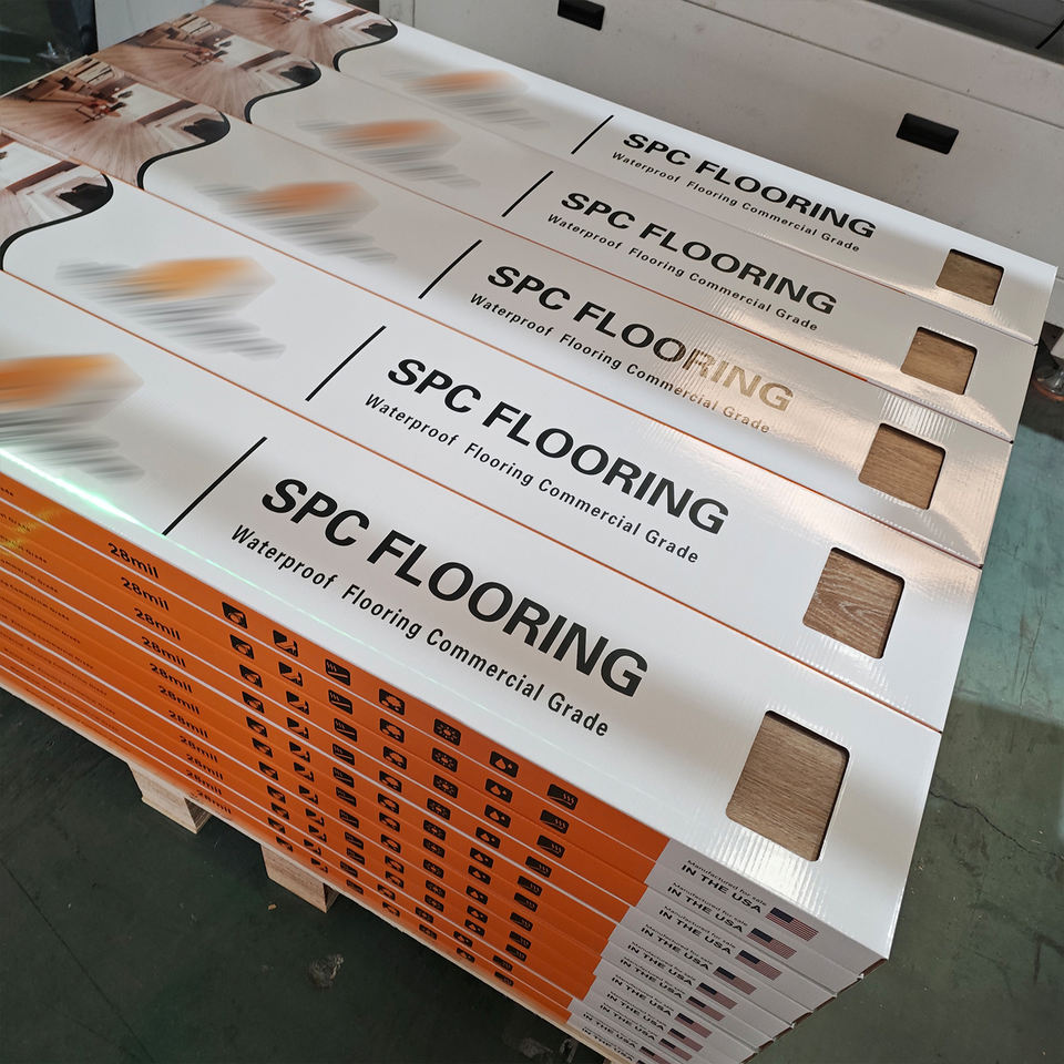SPC Stone Crystal Seamless Click Flooring, Indoor DIY Installation ...
