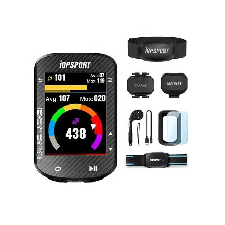 IGPSPORT BSC300 GPS Cycle Bike Computer Wireless Speedometer Bicycle Digital Ant+ Route ...