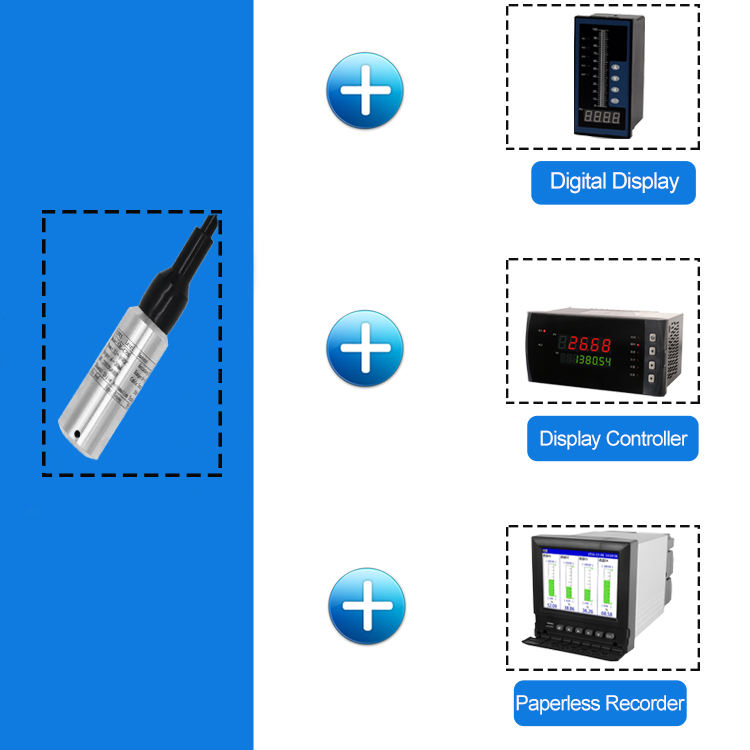 RS485 Water Tank Level Controller with Water Level Sensor Transmitter ...