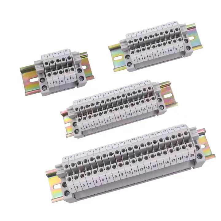 Mini Terminal Blocks UK-1.5/2.5/6/10N Power Distribution Terminal Block ...