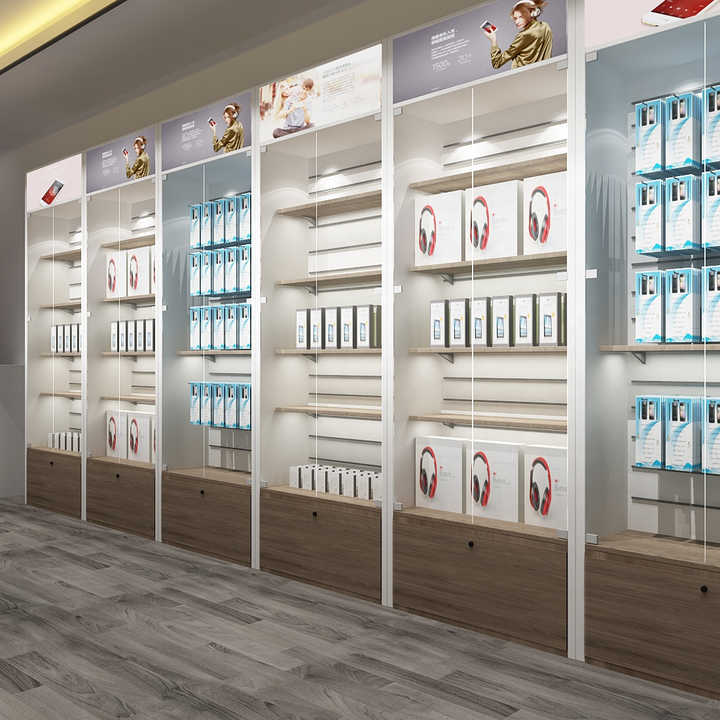 Retail Display Cabinet Decoration Mobile Phone Store Furniture ...