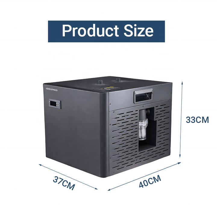 1/3hp Industrial Water Chiller Automatic Recovery Ice Bath Cold Plunge ...