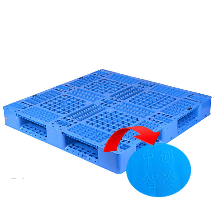 Euro Stackable Plastic Pallet HDPE Single Face Flat 100x100 Heavy Duty ...