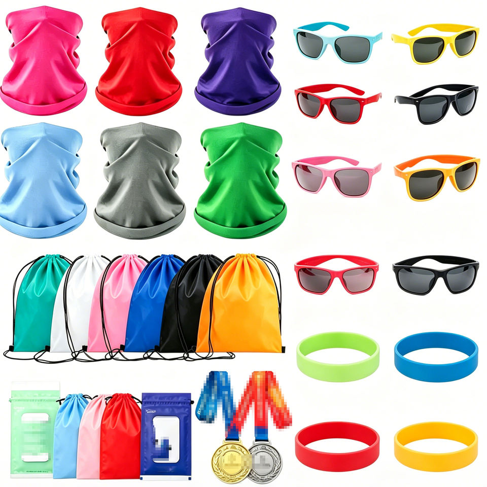 Custom Neck Gaiter Medals Trophies Sunglasses for Sports Events ...