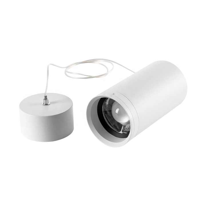 Aluminum Zoomable Surface Mounted Ceiling Spotlight Cylinder Hanging ...