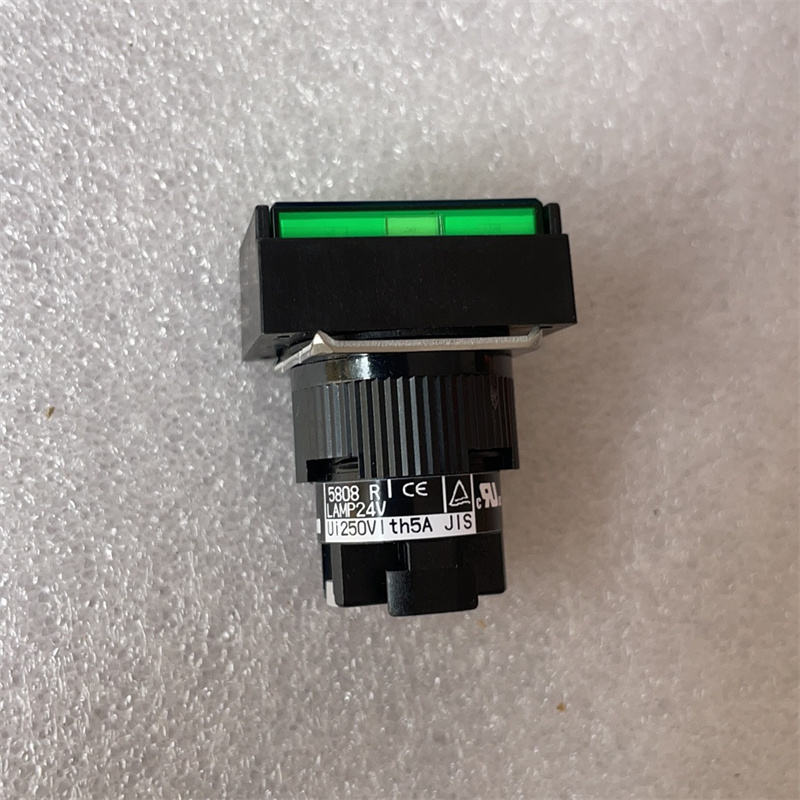 5808R E GREEN Illuminated Start Stop Button Switch 250V Back or Front ...
