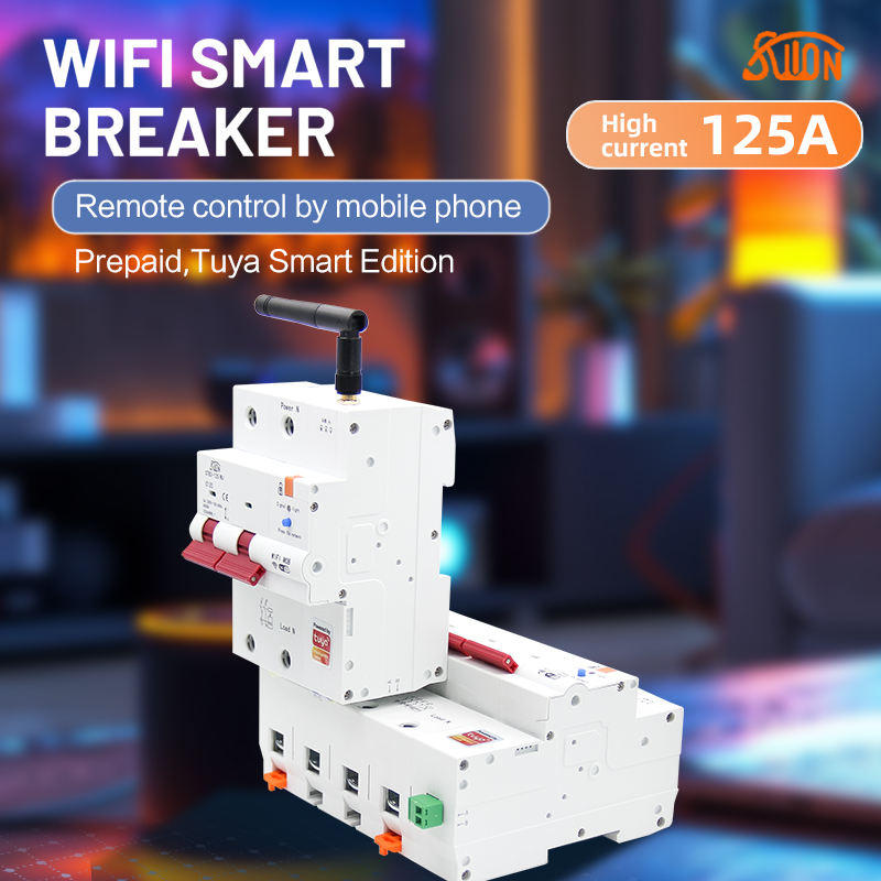 Tuya Wifi Smart Circuit Breaker - 4P 125A MCB Protection