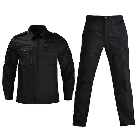 HAN WILD Elastic Long Sleeve Camouflage Uniform Tactical Suit Tear ...