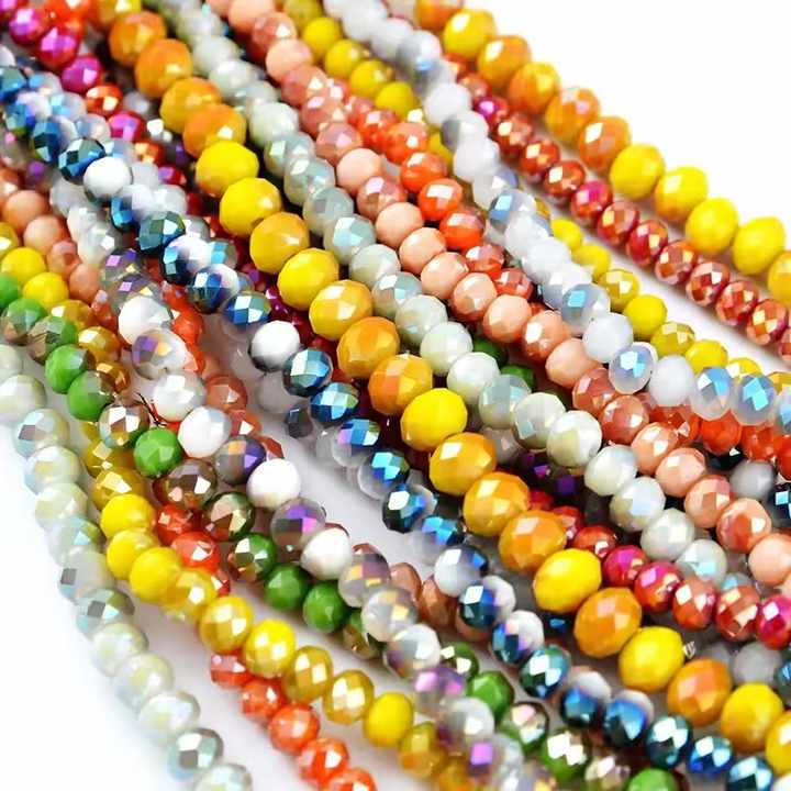 Wholesale Multicolour Faceted Beads for Jewelry Making
