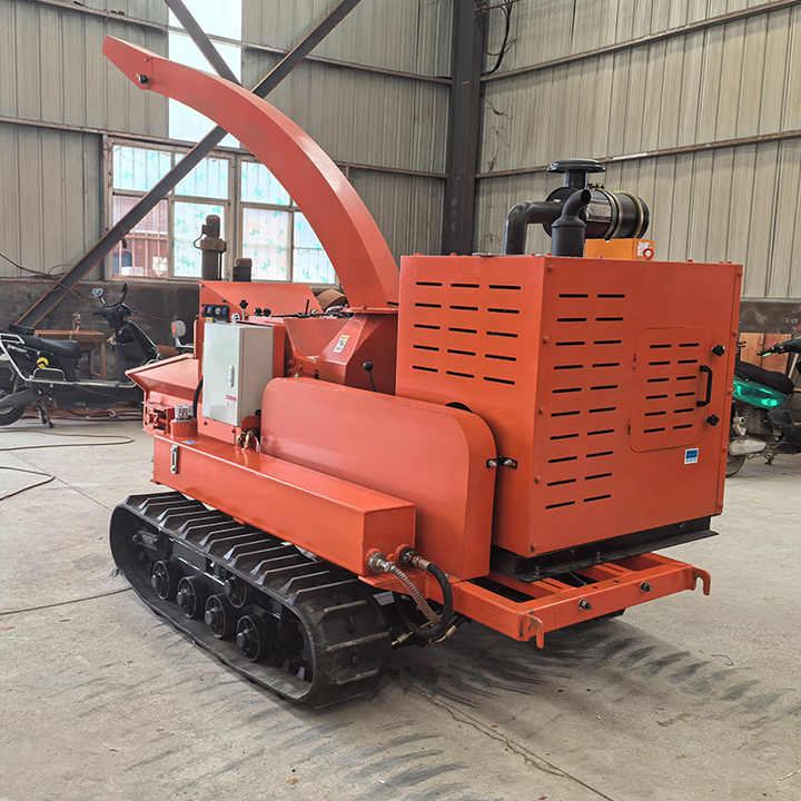 Diesel Professional Mulcher Chipper Feed System Mulcher Machine Wood ...