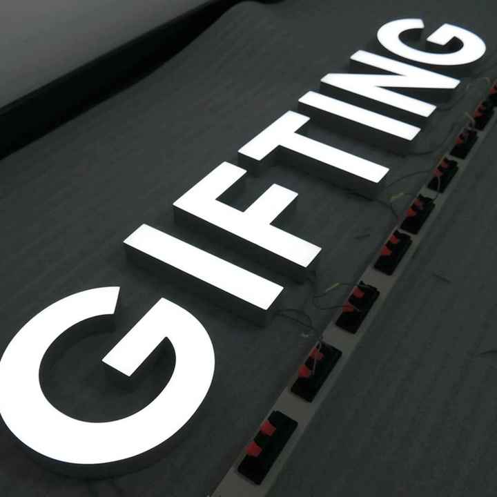 Custom LED Acrylic Signs 3D LED Frontlit Signs Luminous Sign Letter ...