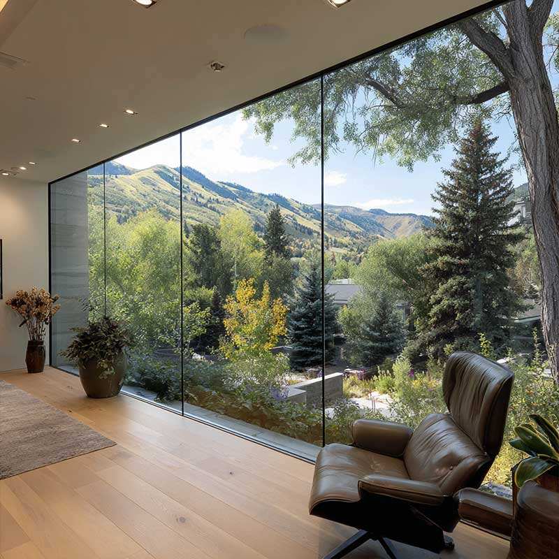 Sunnysky NAMI Aluminum Doors Windows Big View Floor to Ceiling Window ...