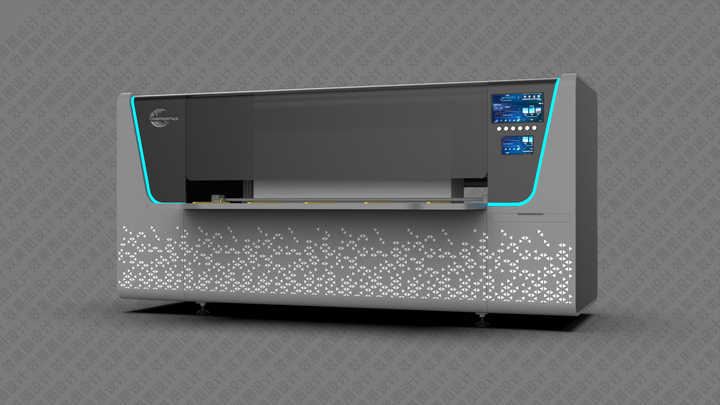 CMYK 4 Color Single Pass Digital UV Textile Printing Machine