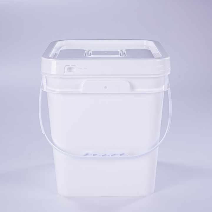 4 Gallon square Plastic Bucket Wholesale Plastic Storage Bucket 16L ...