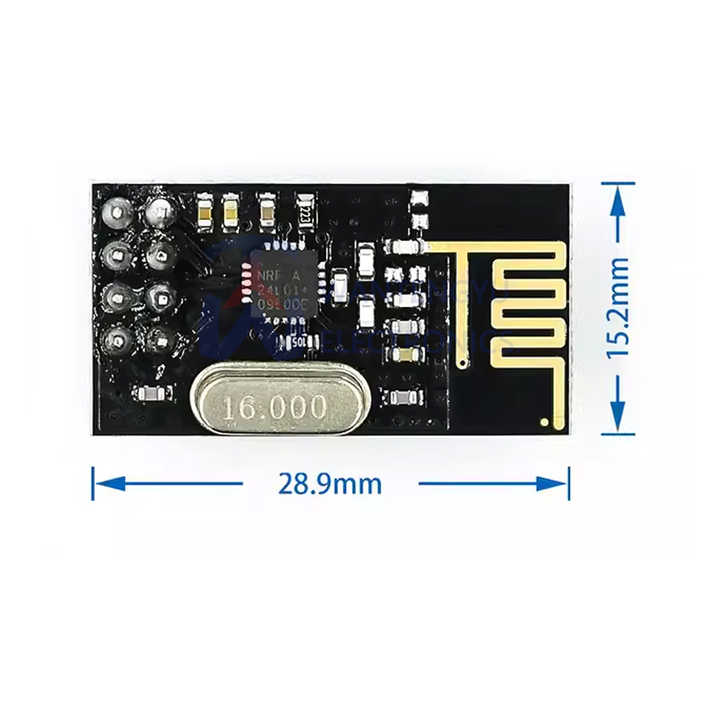 NRF24L01 Wireless module 24L01+ built-in 2.4GHz antenna 1.9 ~ 3.6V ...