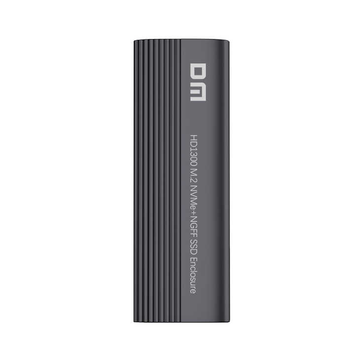 DM Dual Protocol M.2 NVME SSD Enclosure - USB 3.1 Type-c