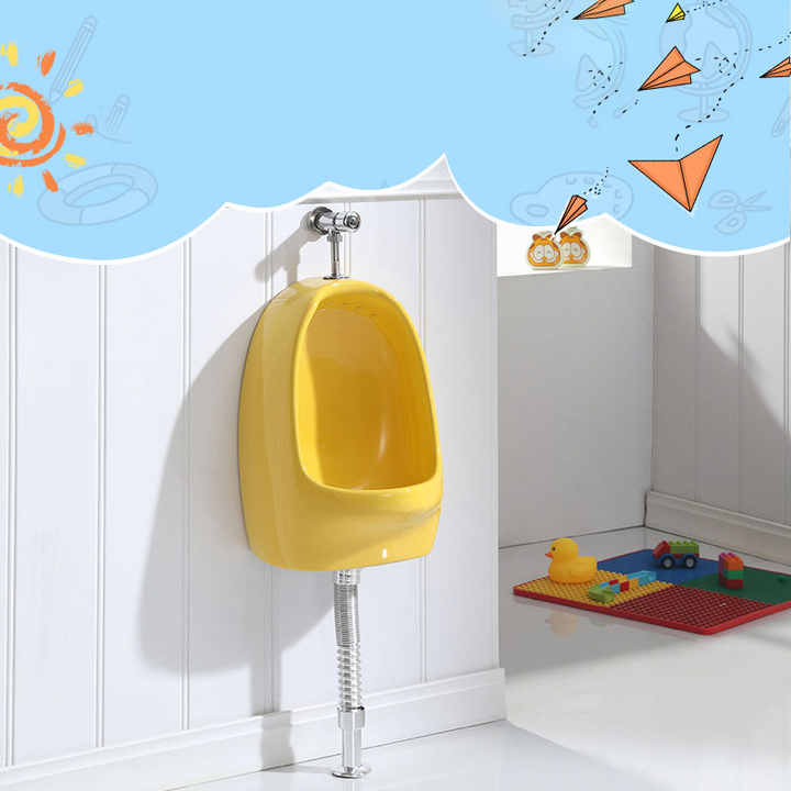 Cartoon Ceramic Coloured Children’s Urinals - Wall Mounted