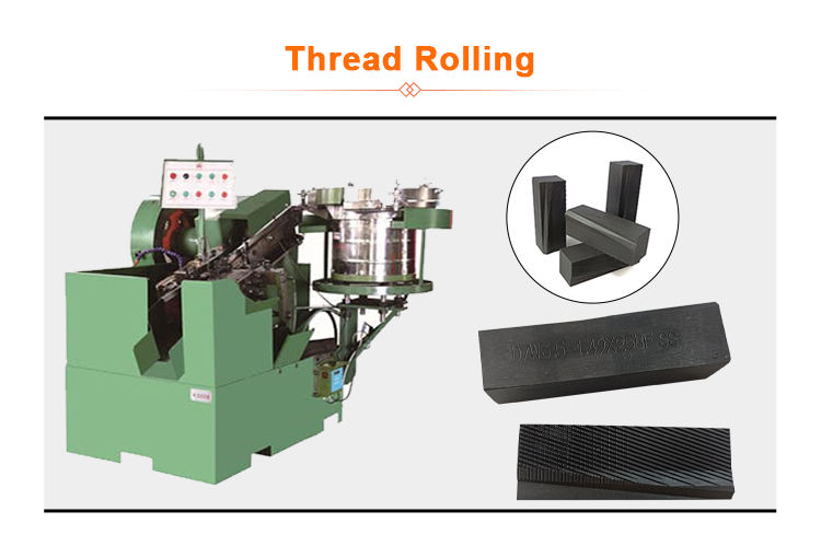 Customized high-speed and stable automatic thread rolling machine to manufacture screws Products ...