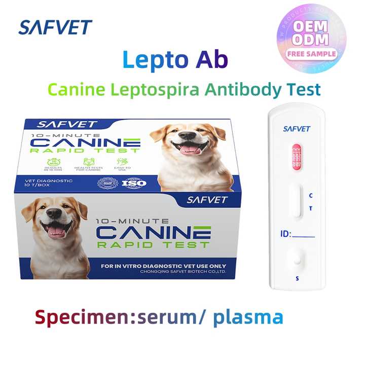 Canine Leptospira Antibody Rapid Lepto Ab Leptospirosis Test Kit ...