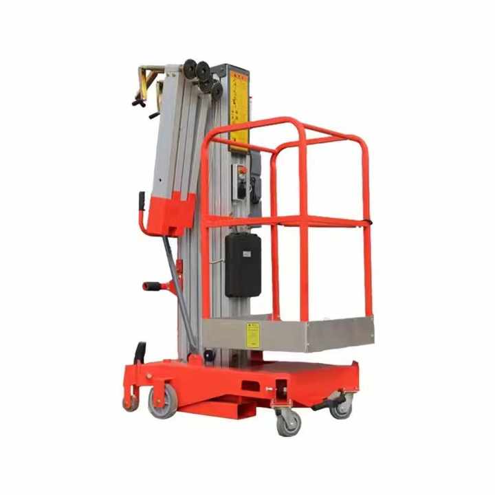Beigonk Portable Vertical Hydraulic Ladder - 4-16m Mast Lift