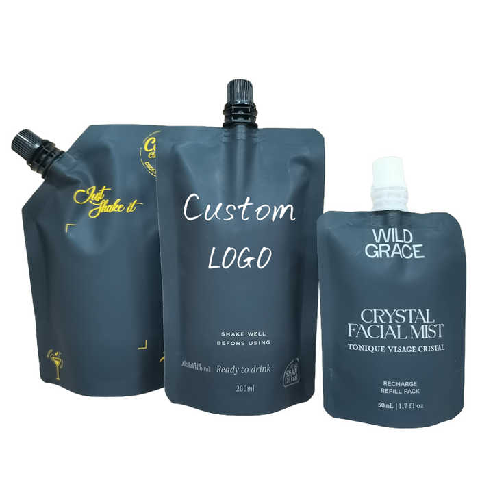 Customized Aluminum Foil Packaging Refill Liquid Fruit Juice Plastic ...