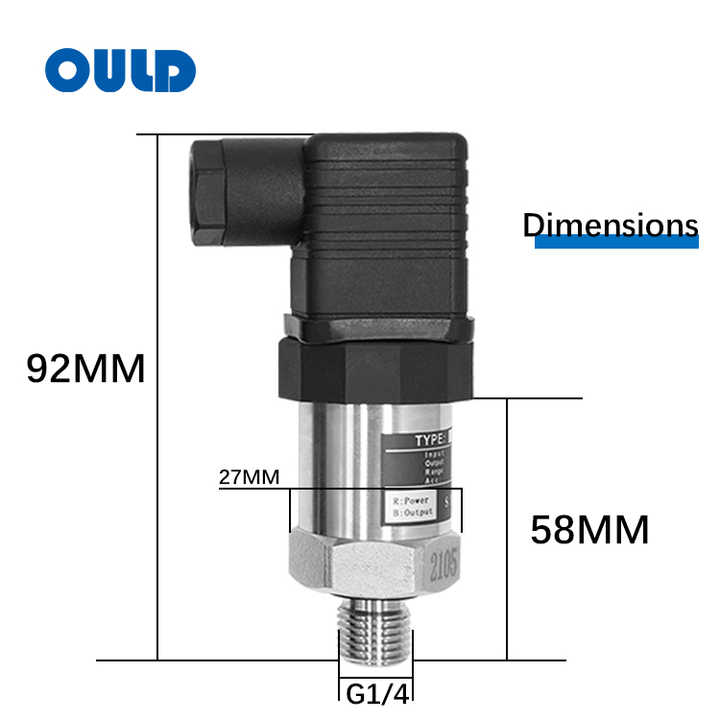 OULD PT-509 High Quality OEM 4-20Ma Pressure Transmitter Sensor ...
