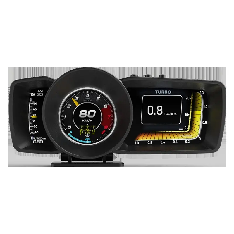 Car Obd New Combiner HUD Head-Up Display Multi-Function LCD Instrument ...