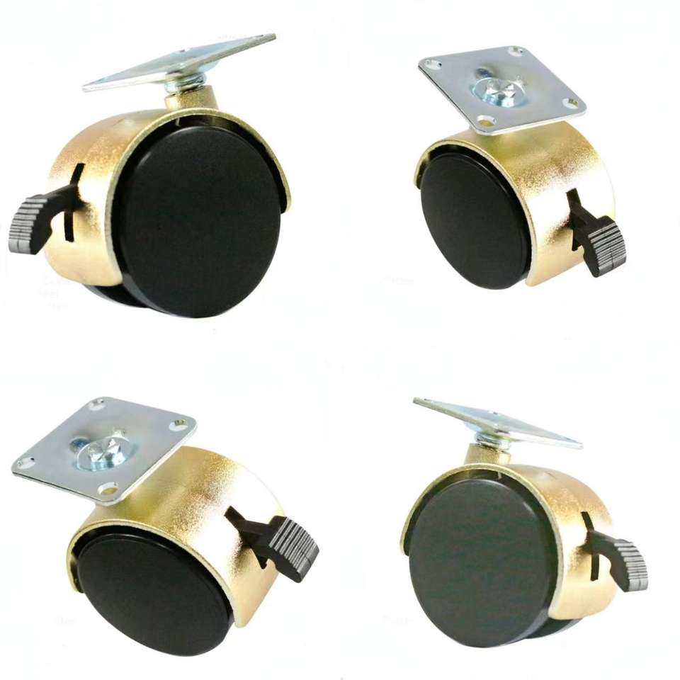 Universal 40KG Replacement 360 Degree Silent Plastic Mute Caster Wheels ...