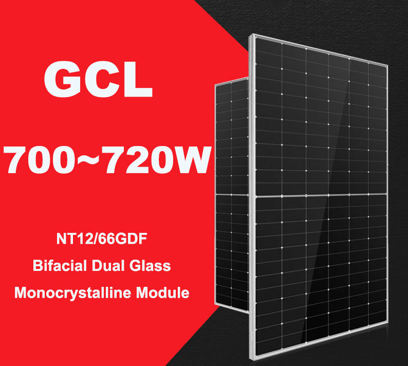 GCL for N-Type PERC Bifacial Double-Glass 700W 705W 710W 715W 720W 730W ...