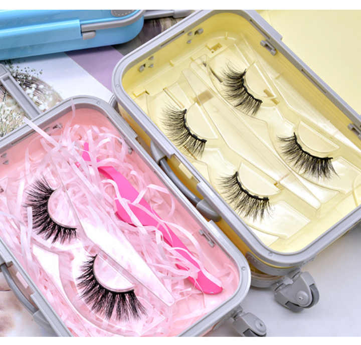 Colorful Mini Makeup Travel Case for Eyelash & Lipgloss - OEM Available
