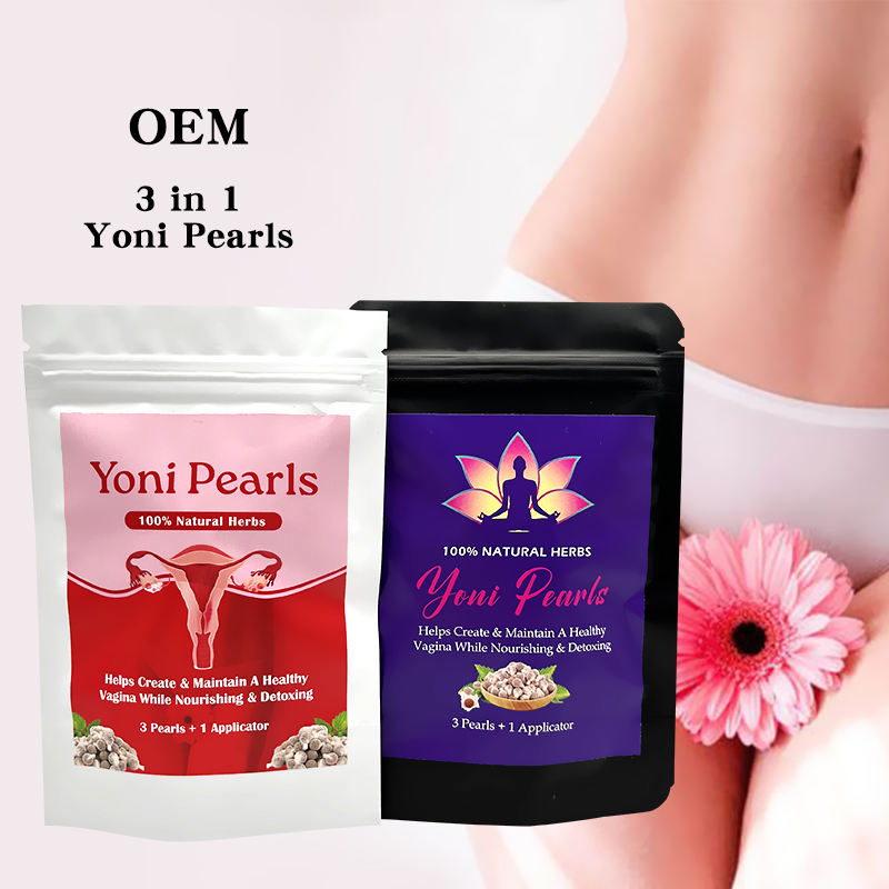 100% ハーブ膣クリーナーデトックスパールYoni Tightening Detox PearlsクレンズタンポンYoni Pearl ...