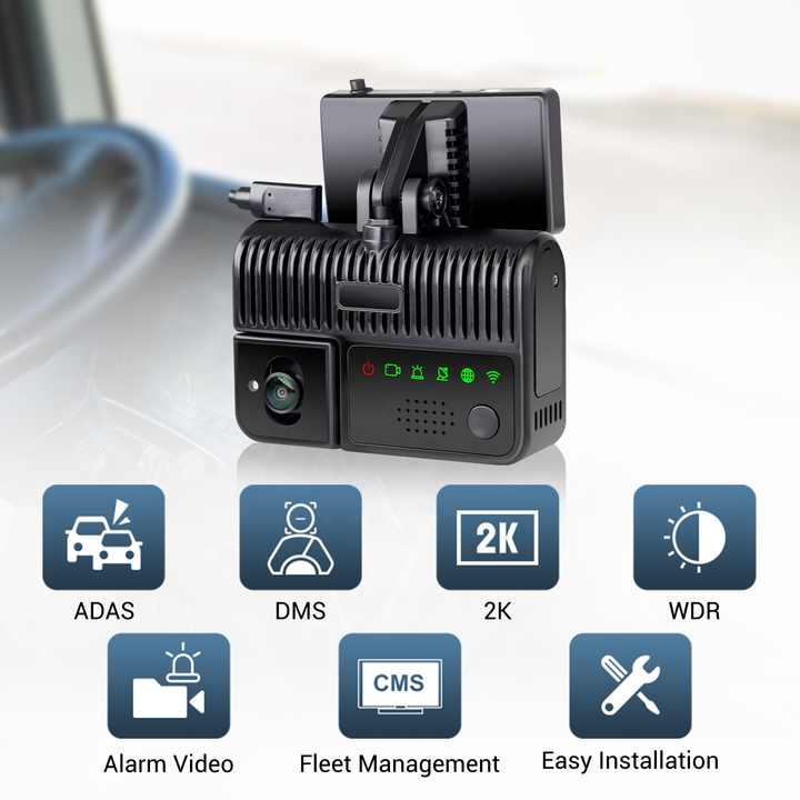 STONKAM Intelligent DMS ADAS 2K AI Dashcam for Trucks