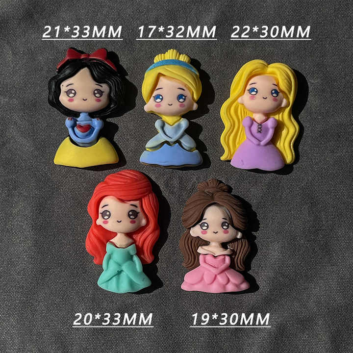 Lovely Princess Cartoon Resin Accessories Resin Earring Resin Ornaments ...