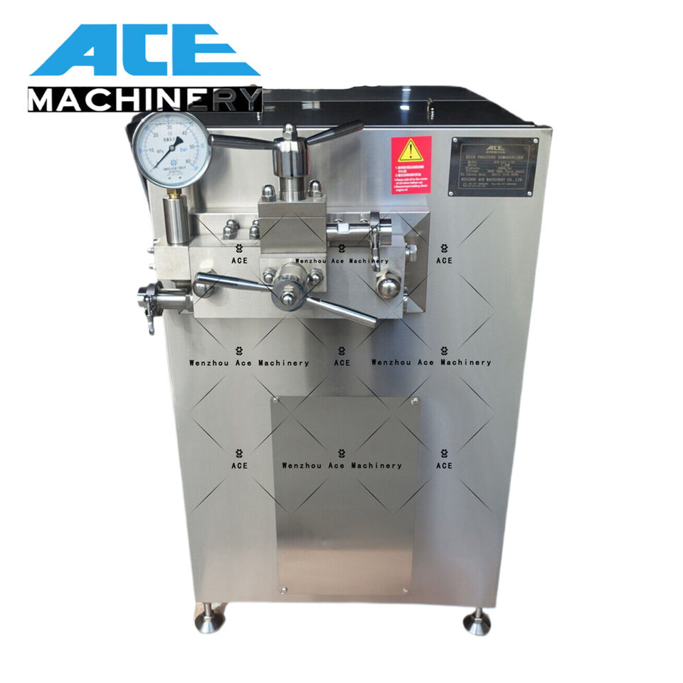 Ace 100L Milk Pasteurization Homogenizer Machine Small Yogurt ...