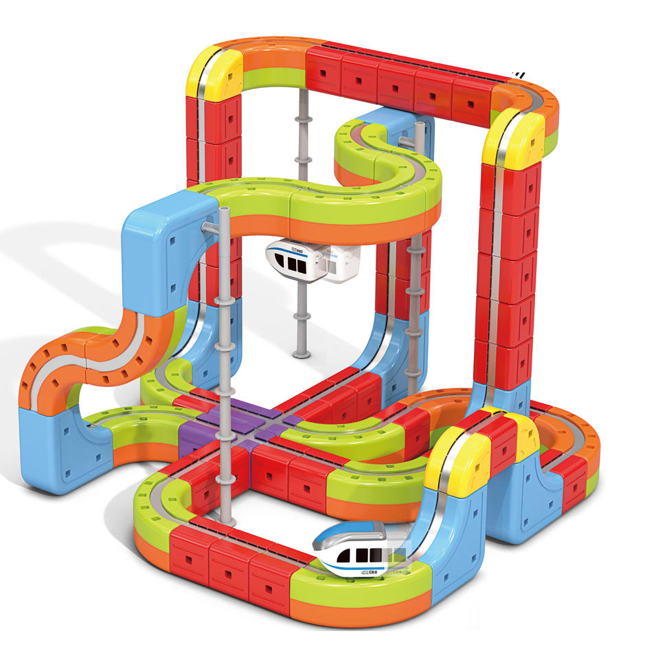 Magic Rail Cube Electromagnetic USB Charging Train Track - Creative ...