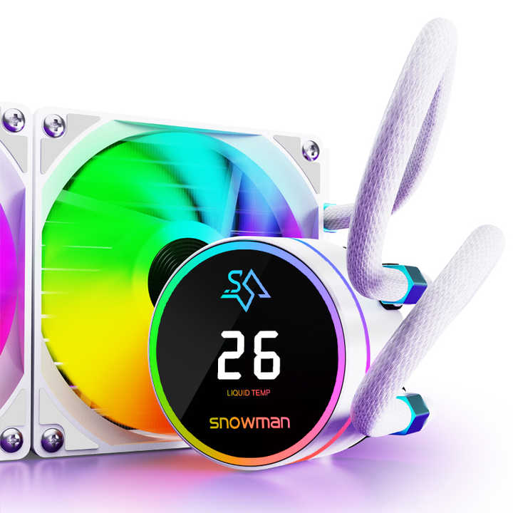 SNOWMAN Latest Design AIO Water Cooling 240mm Cooler Fantasy Liquid ...