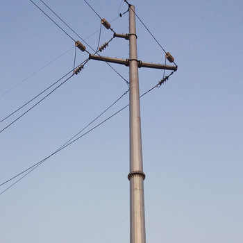 High Voltage Stringing Telecommunication Tower with Power Steel Pipe ...